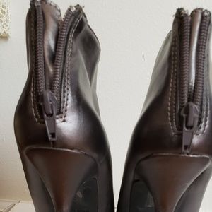 Forever 21 | Shoes | Pewter Booties With Back Zipper | Poshmark